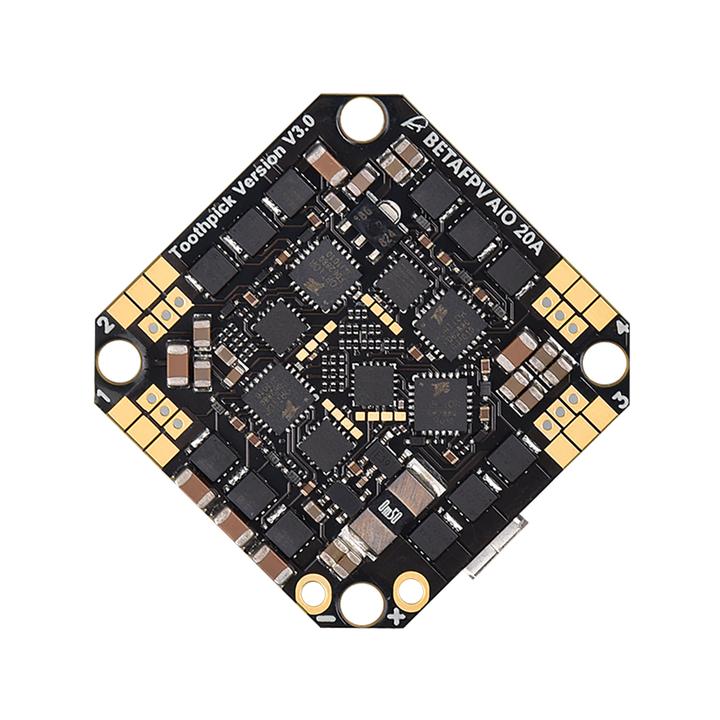 Toothpick F4 2-4S AIO Brushless Flight Controller 20A(BLHeli_S) – HoverMill